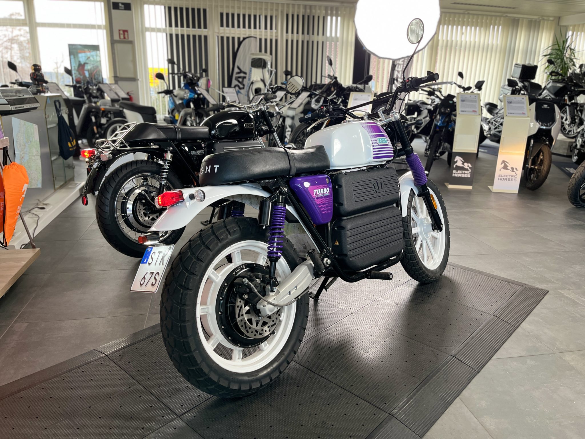 THE RGNT TURBO | 46 kW max. Leistung | Typ 2 | purple | ELECTRIC HORSES